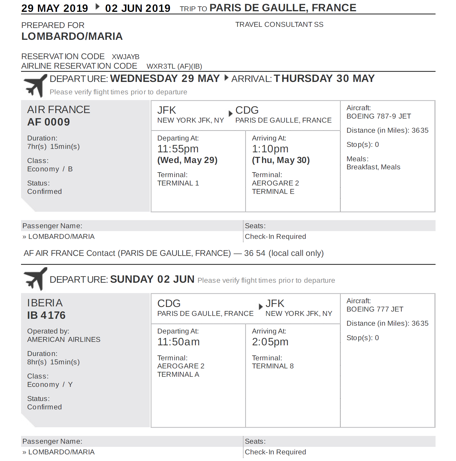 Sample Flight Reservation For Visa Hotel Itinerary For Visa Sample